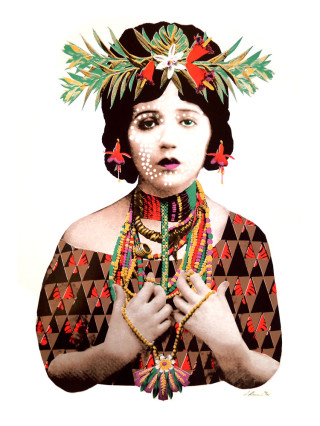 Colonial Beauty Elephant Johnathan Reiner || Print Club London