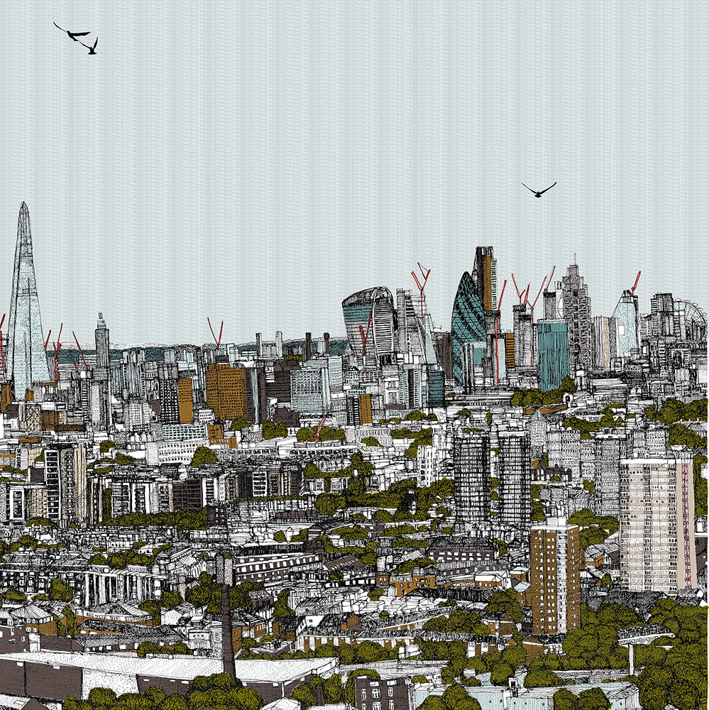 London Rising by Clare Halifax || Print Club London