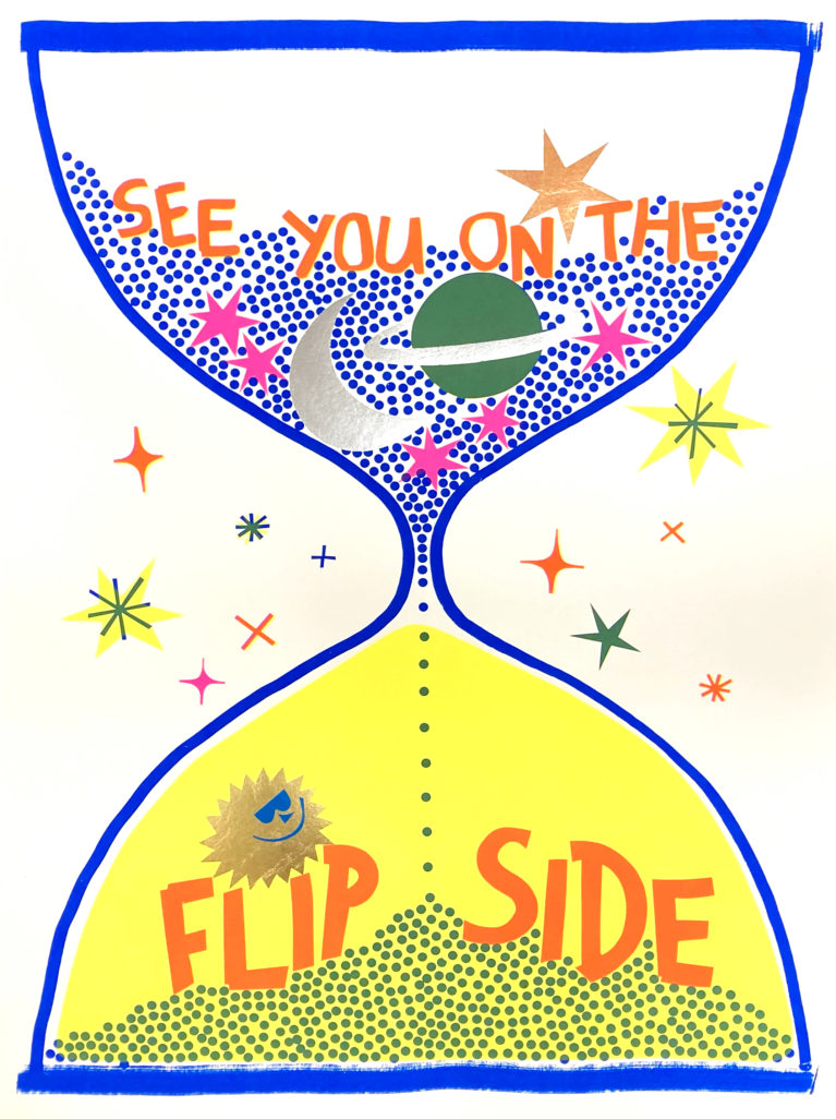 See You On the Flip Side by David Newton - Print Club London