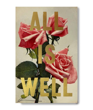 All Is Well - Floral (Portrait) - Print Club London