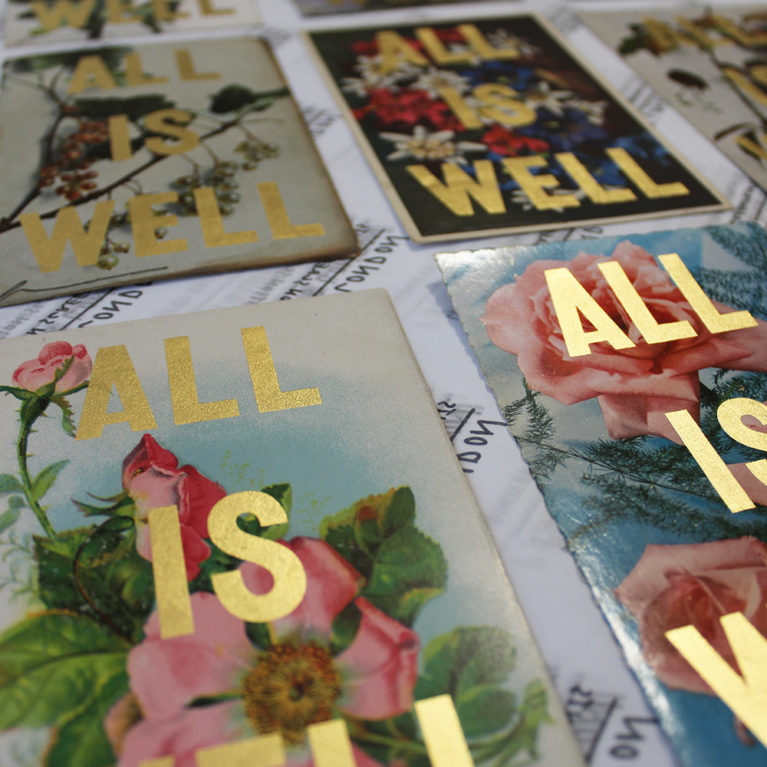 All Is Well - Floral (Portrait) - Print Club London