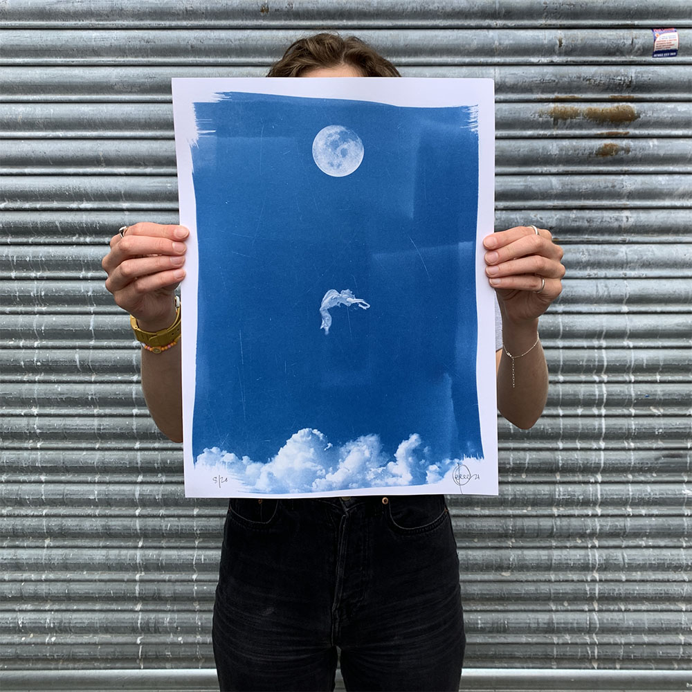 Full Moon Falling Print Club London Full Moon Falling Print Club London