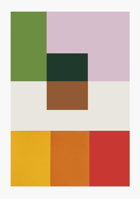 Ashore: Unique 7-Colour Screenprint by Lawes