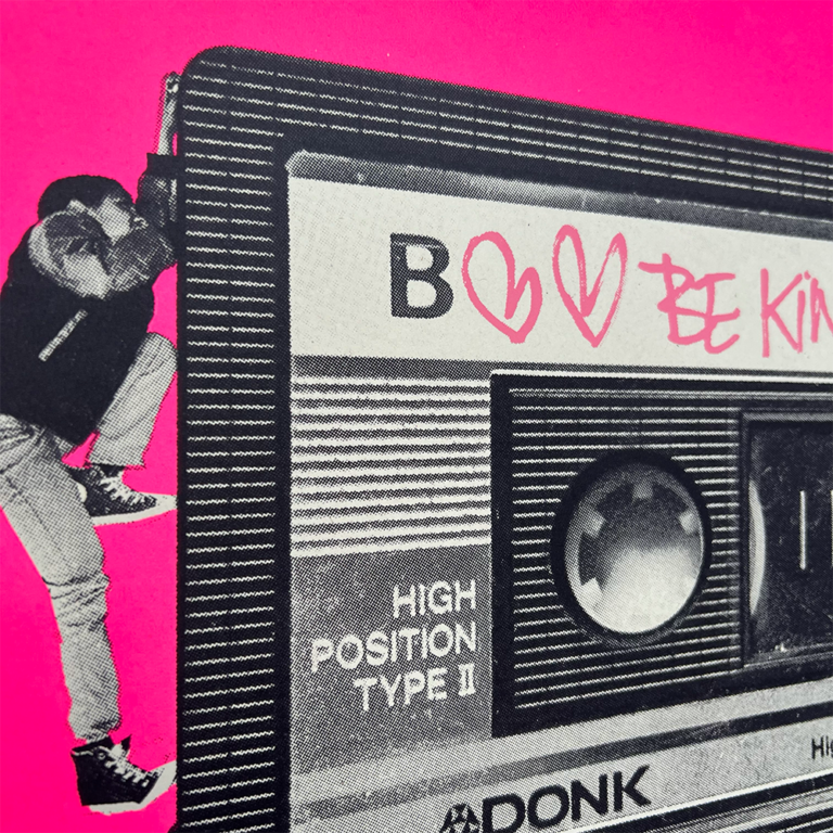 Be Kind Rewind - Limited Edition Screen Print - Print Club London