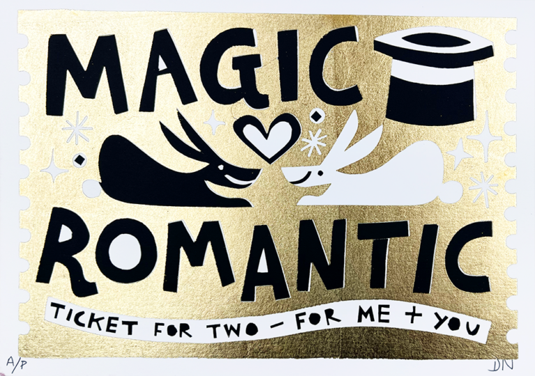 Magic Romantic - Golden Ticket - Print Club London