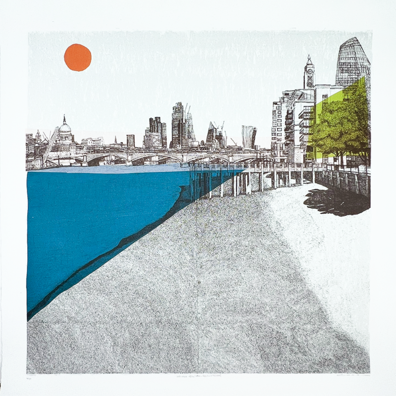 Hallo Houses, Amsterdam by Clare Halifax - Print Club London