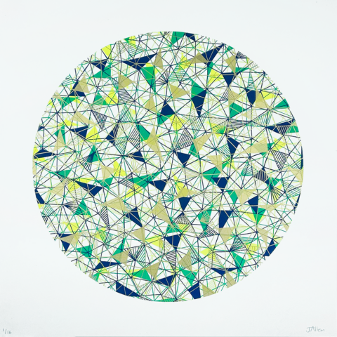 Circular Matter, Yellow by Jenni Allen - Print Club London