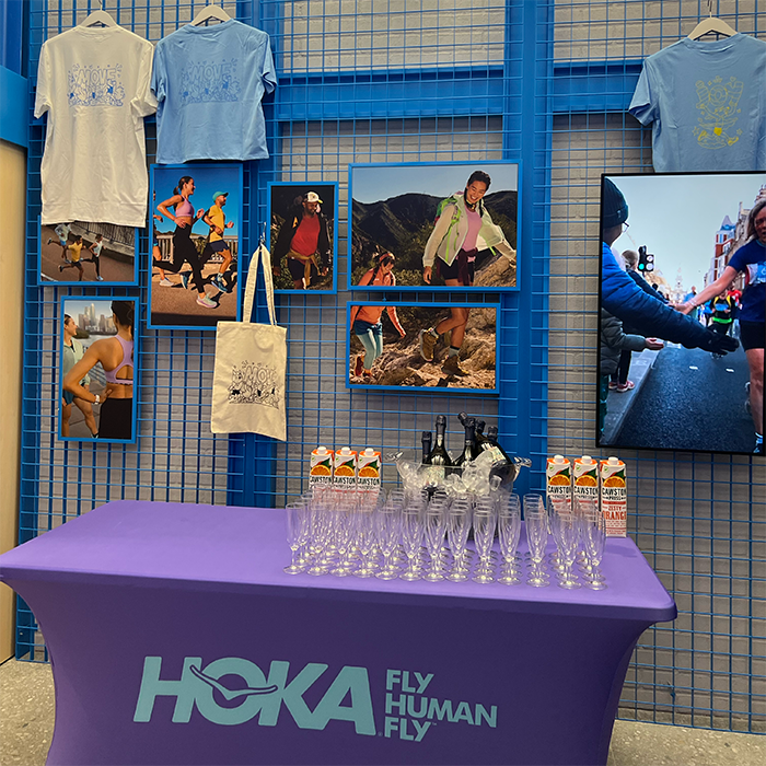 Live Printing at Hoka Store Opening - Print Club London