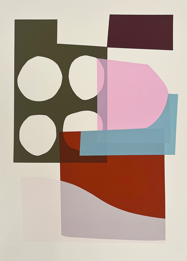 apple screenprint: Unique Hand-Pulled Art Piece - Print Club London