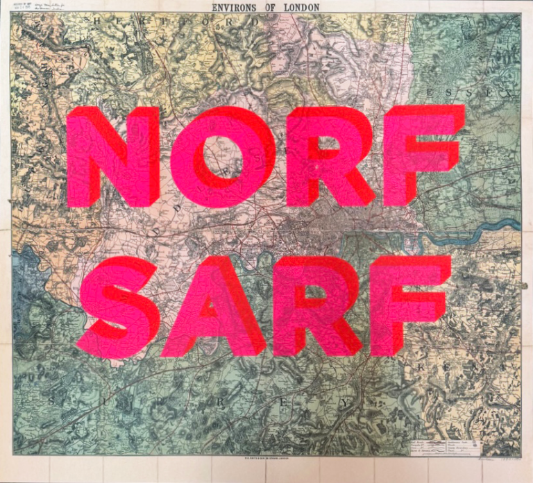 norfolk is always a good idea: Unique Art Maps - Print Club London
