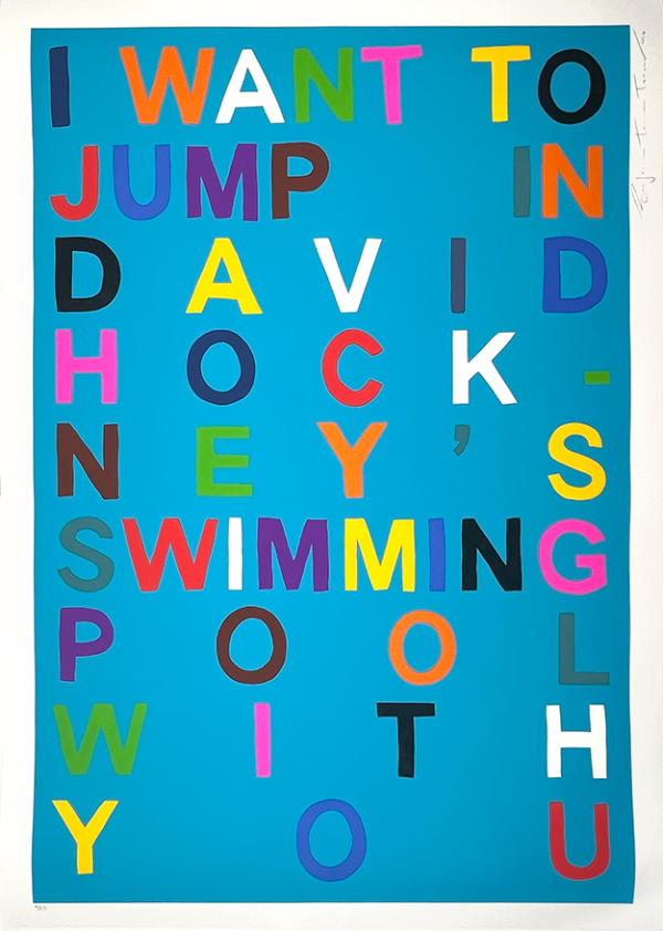I Want To Jump In David Hockney's Swimming Pool With You by Benjamin ...